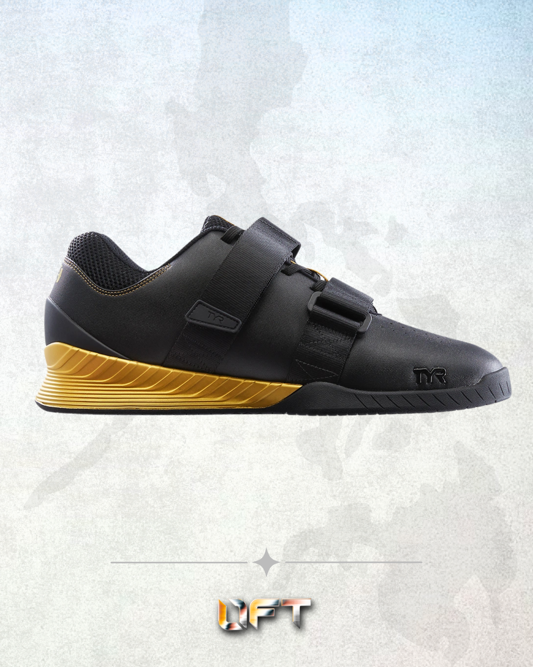 TYR L-1 Lifter Black/Gold Limited Edt Squat University (008) – LIFT