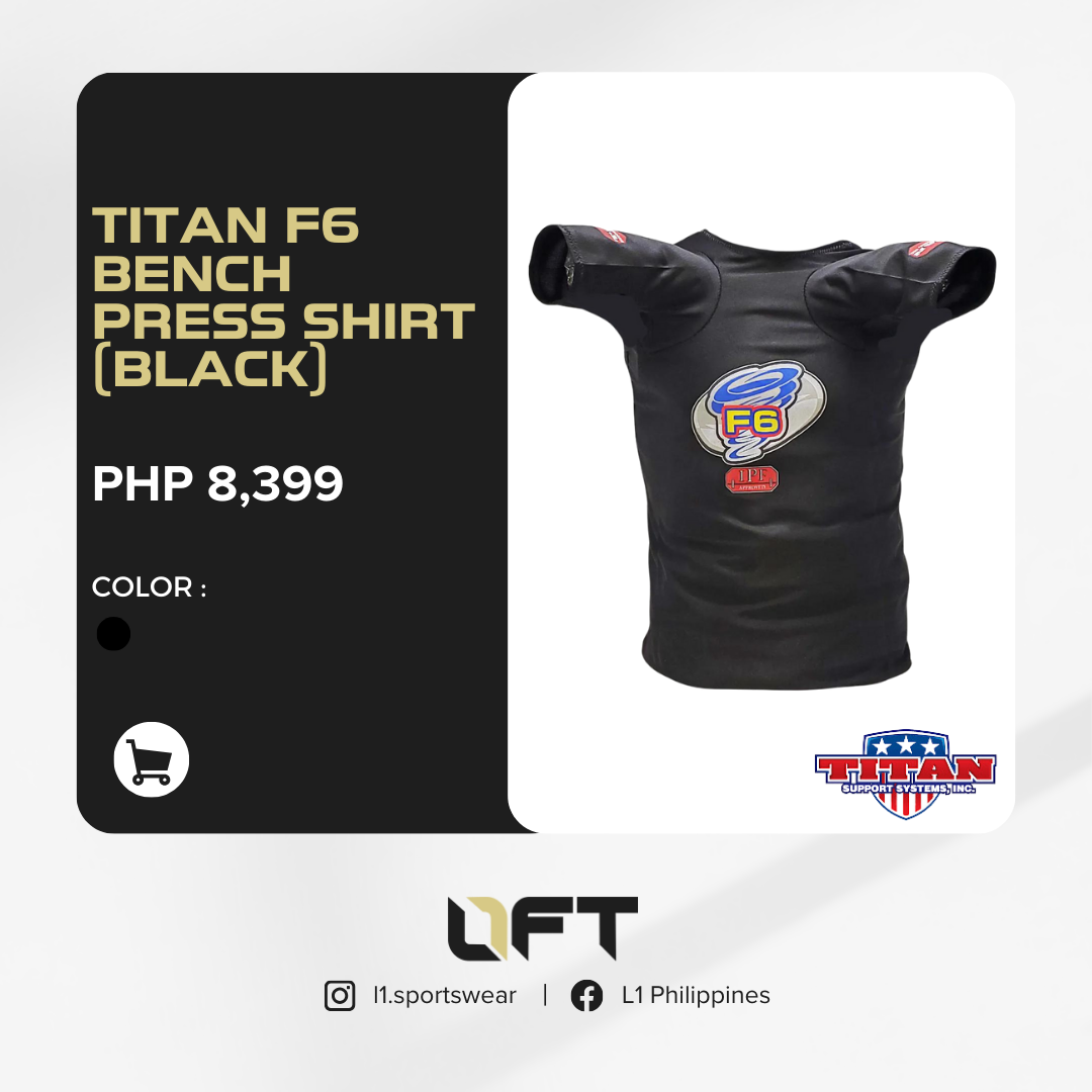 Titan F6 Bench Press shirt (Black) – LIFT