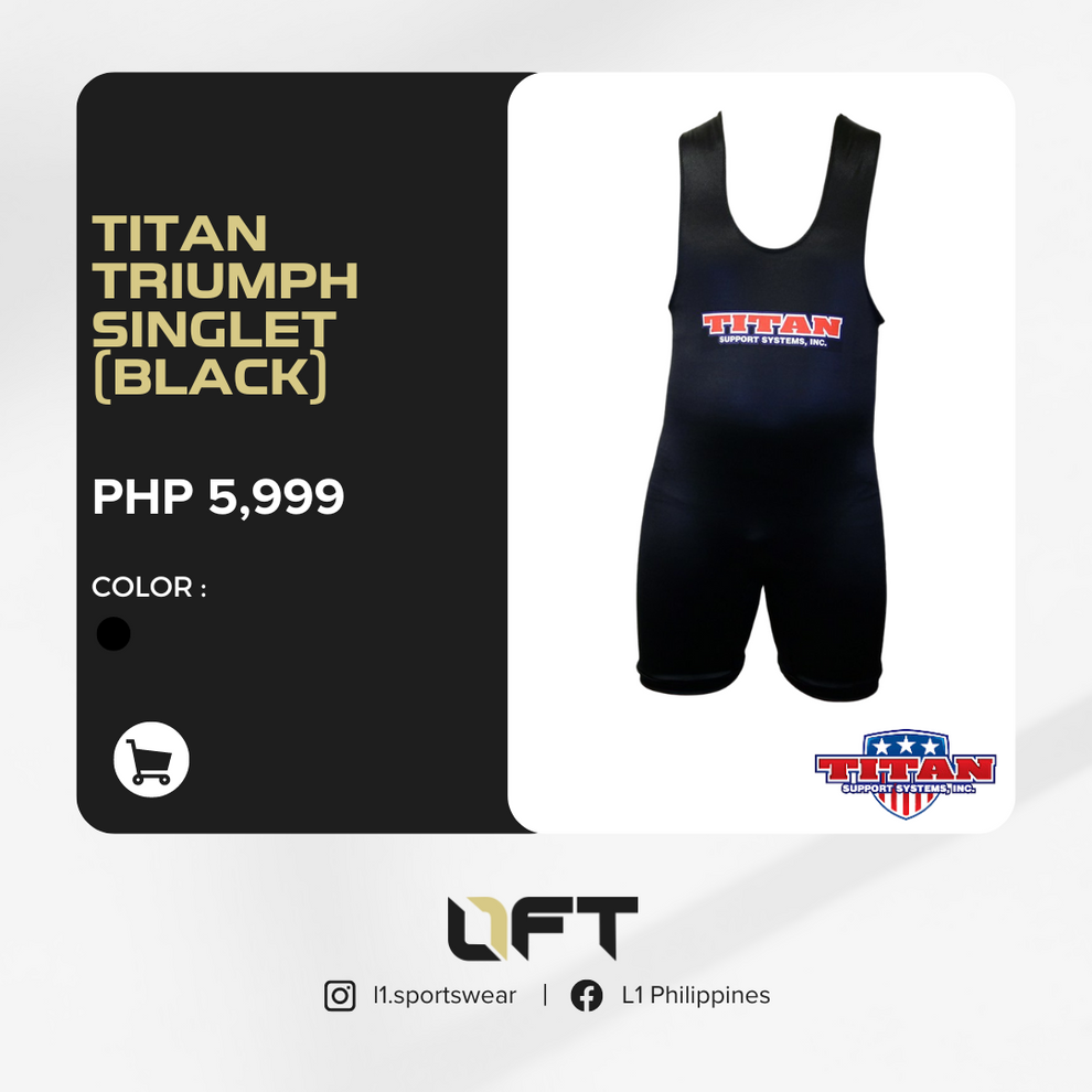 Titan Triumph Singlet (Black) – LIFT